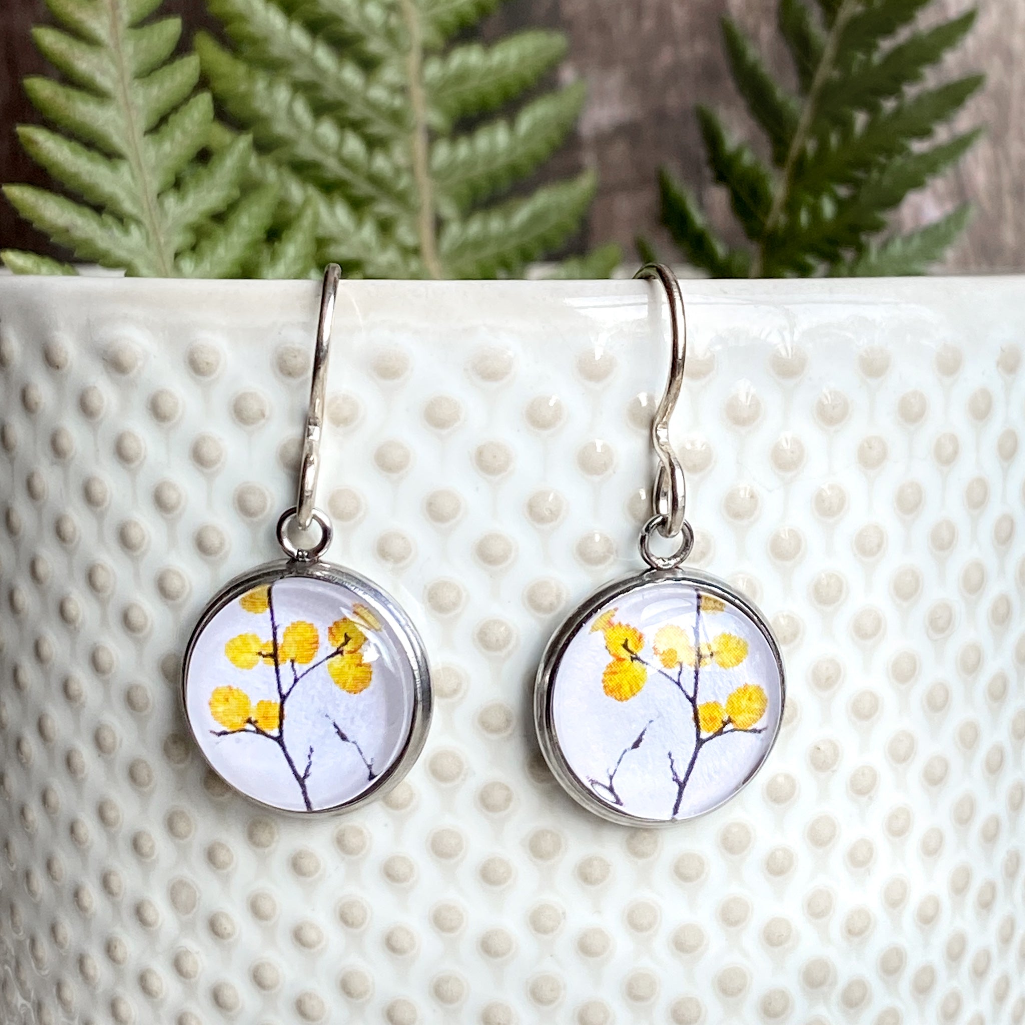 Deciduous Beech - Drop Earrings | Myrtle & Me | Handmade Jewellery